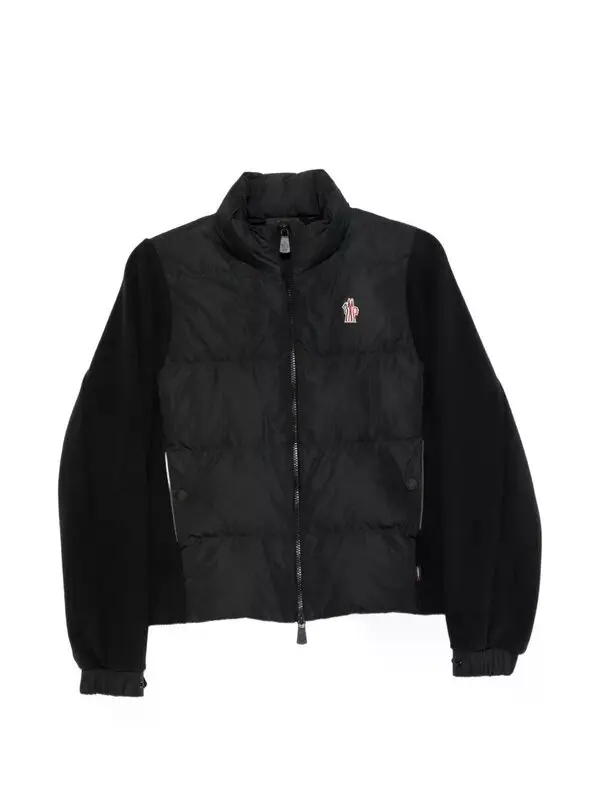 Moncler Panelled Quilted Puffer Jacket - Black