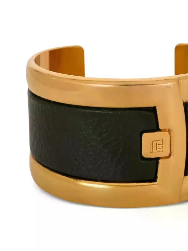 Balmain Anthem Bracelet In Brass And Resin