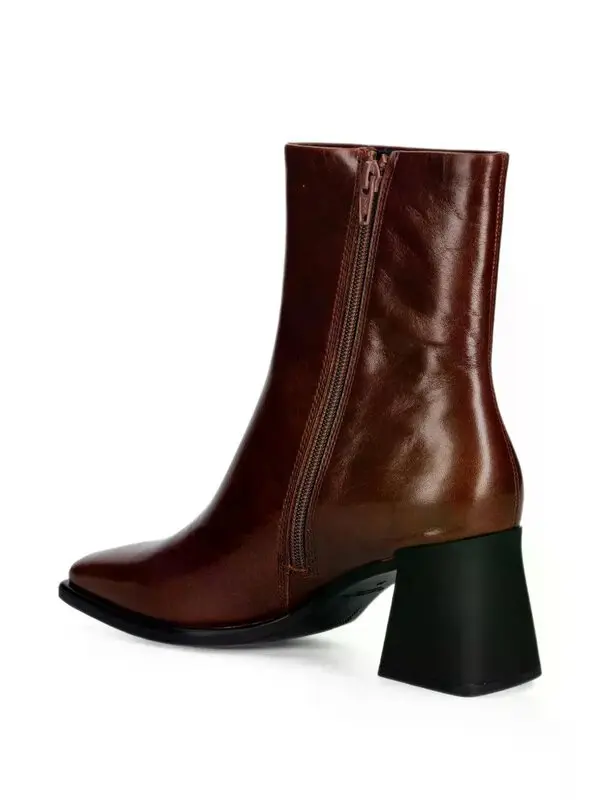 VAGABOND SHOEMAKERS Hedda Square-toe Leather Boots