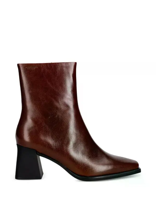 VAGABOND SHOEMAKERS Hedda Square-toe Leather Boots