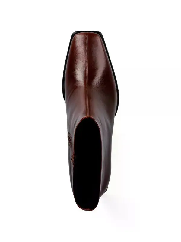 VAGABOND SHOEMAKERS Hedda Square-toe Leather Boots