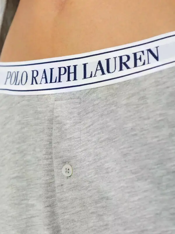 Polo Ralph Lauren Logo-embroidered Two-piece Pajamas Set
