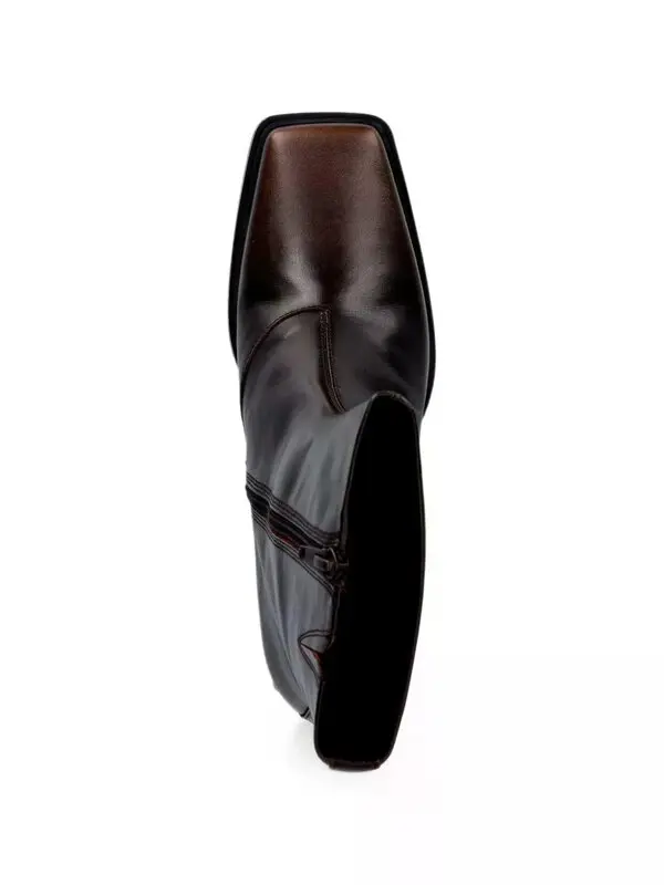VAGABOND SHOEMAKERS Elvina Square-toe Leather Ankle Boots