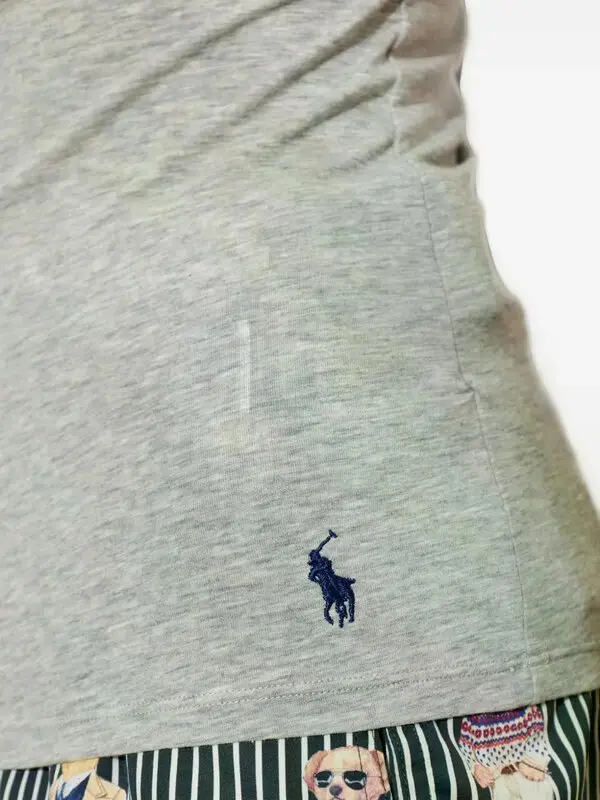 Polo Ralph Lauren Logo-embroidered Pyjama Top