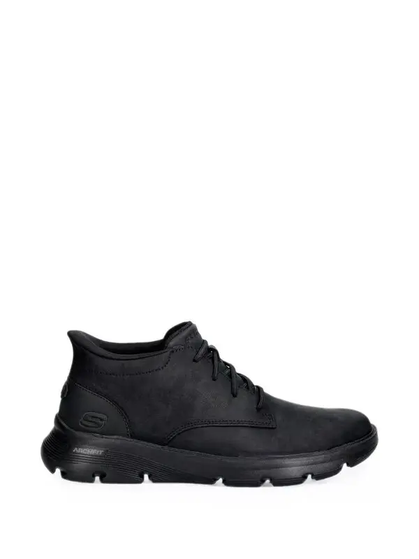 Sketchers Slip-ins Arch Fit Garza Ridley Panelled Sneakers - Black