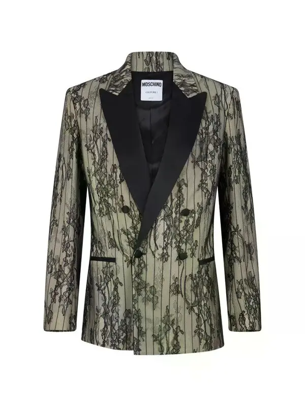 Moschino Peak-lapel Double-breasted Blazer