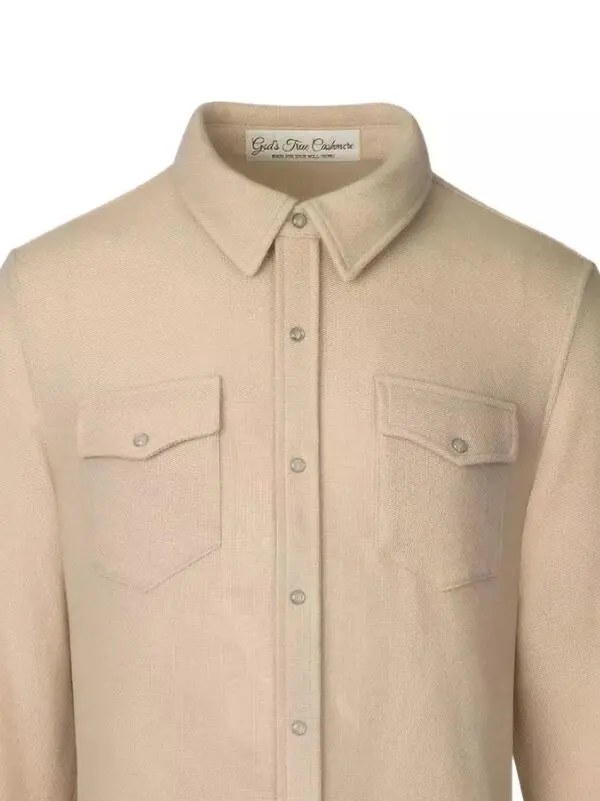 GOD'S TRUE CASHMERE Button-fastening Shirt - Neutrals