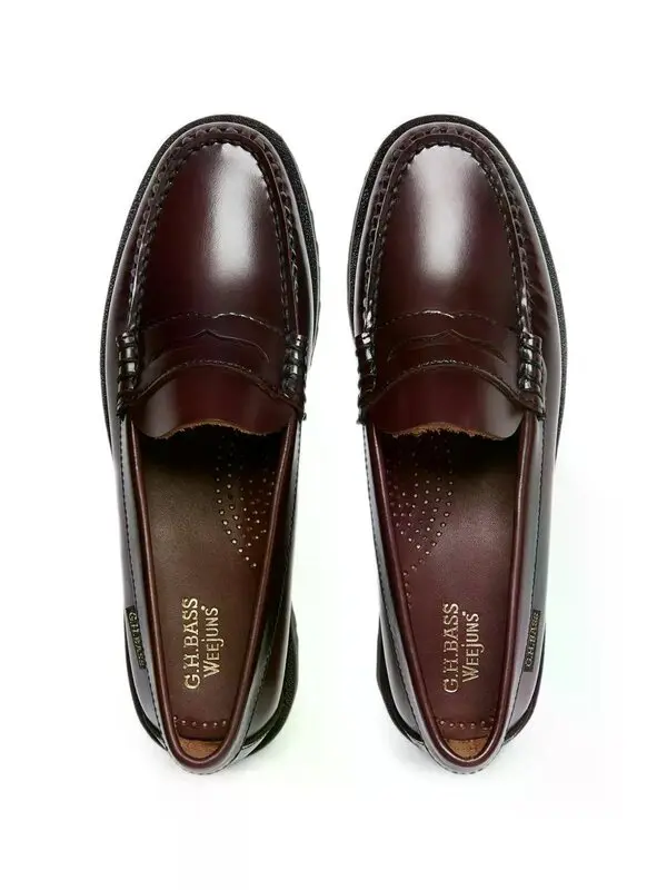 G.H.BASS Weejuns Lug Penny Loafers