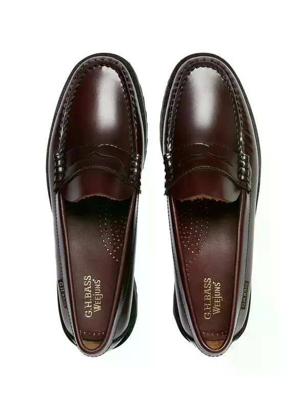 G.H.BASS Weejuns Lug Penny Loafers
