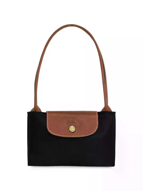 Longchamp M Le Pliage Leather-trim Tote Bag