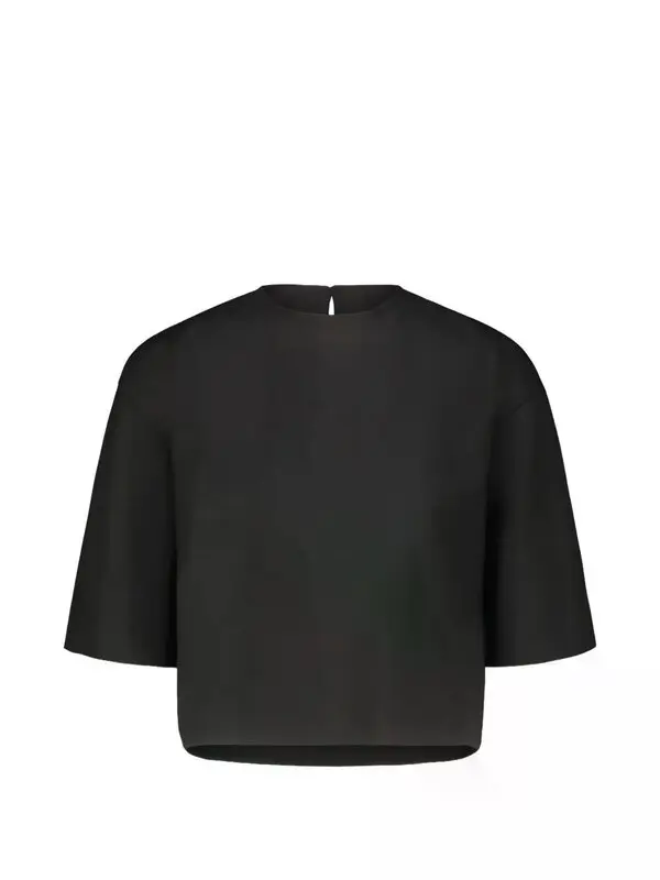 THELATEST Cropped Short-sleeve Top