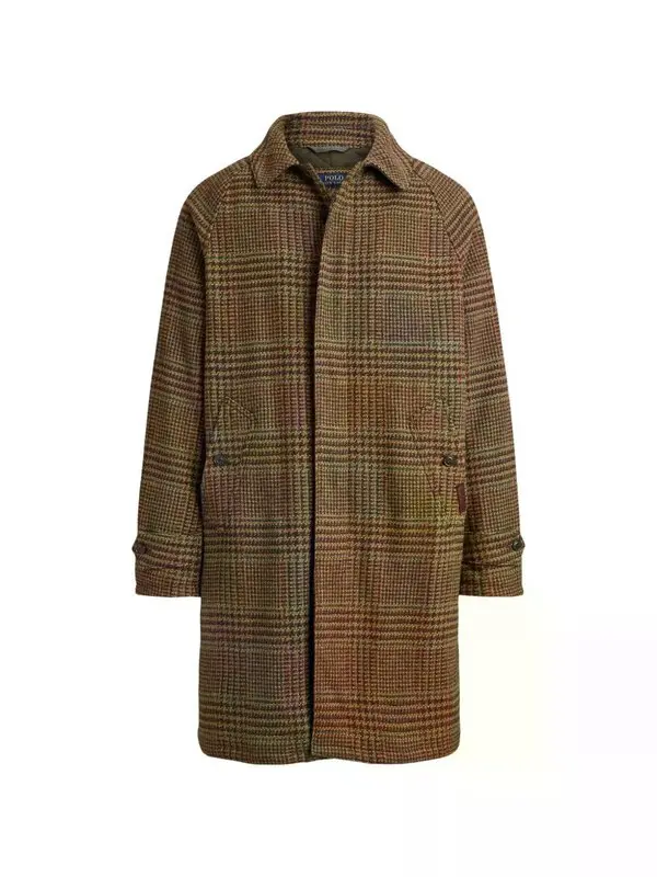 Polo Ralph Lauren The Langdon Plaid Tweed Walking Coat