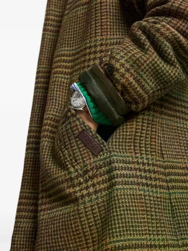 Polo Ralph Lauren The Langdon Plaid Tweed Walking Coat