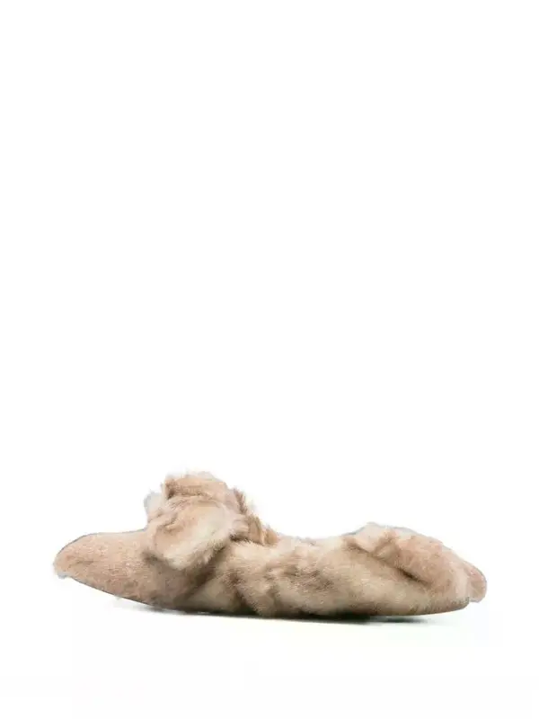 Zimmermann Lamb-shearling Ballet Flats