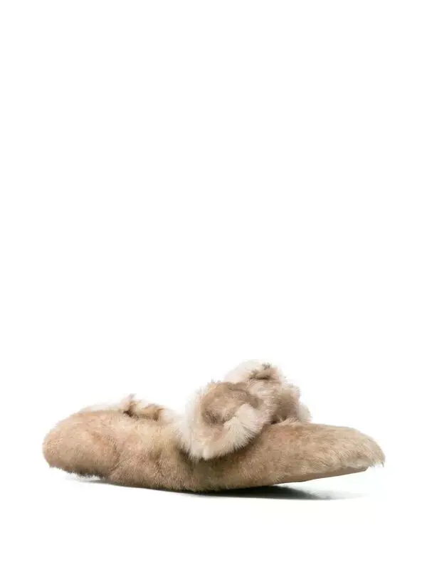 Zimmermann Lamb-shearling Ballet Flats