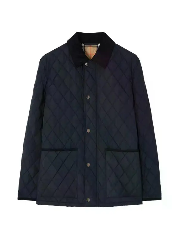 Burberry Haddington Quilted Jacket - Blue