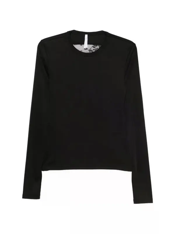 Imperial Lace-panel Long-sleeve T-shirt