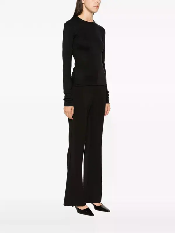 Imperial Lace-panel Long-sleeve T-shirt