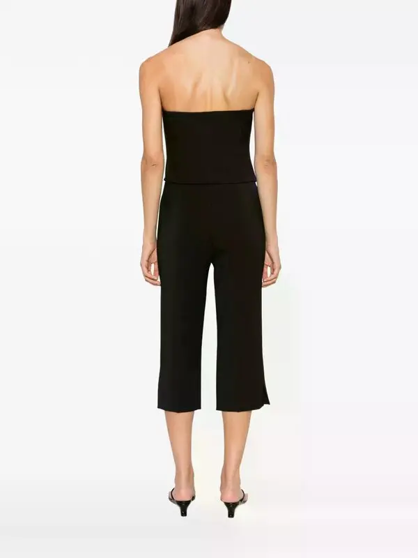 Imperial Strapless Button-up Top