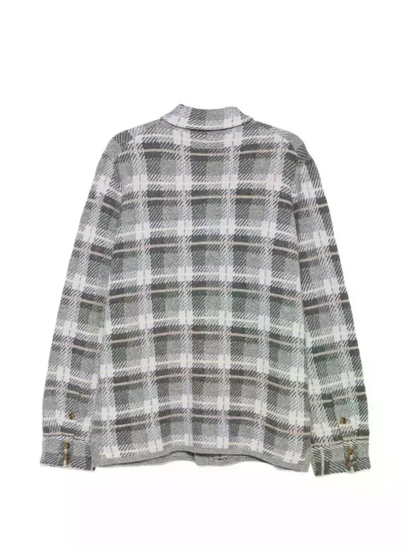 Guest In Residence Check-pattern Cashmere Shirt