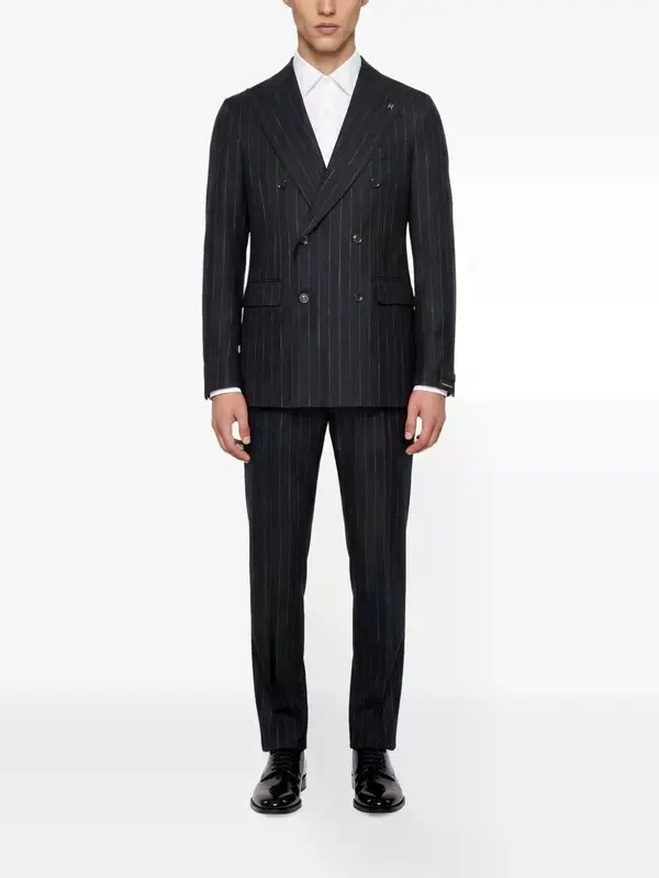 Tagliatore Pinstripe-pattern Double-breasted Suit