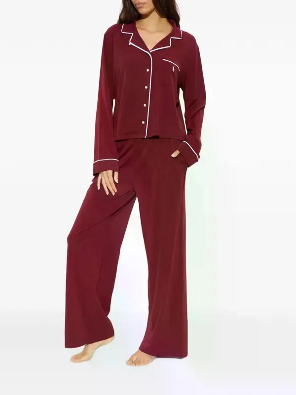 Polo Ralph Lauren Logo-embroidered Cotton Pyjamas Set