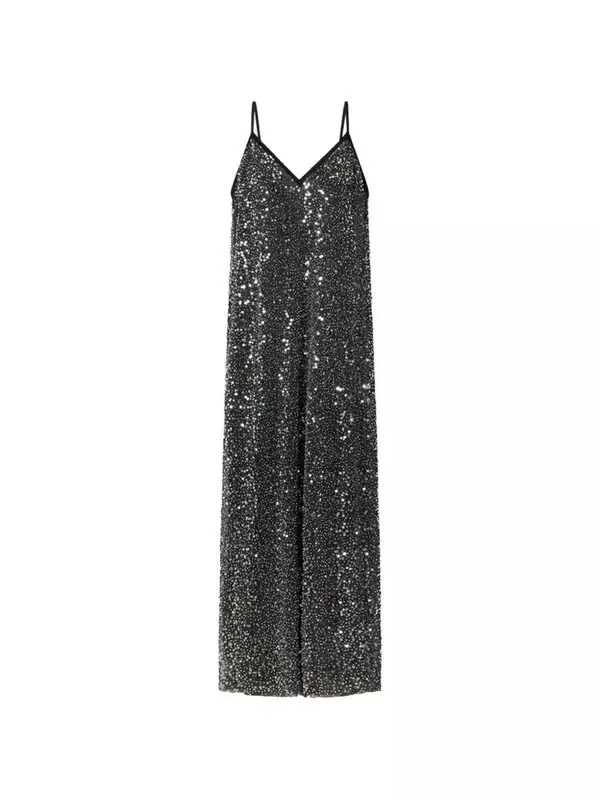 MARANT ETOILE Nevana Sequin-embellished Maxi Dress - Grey