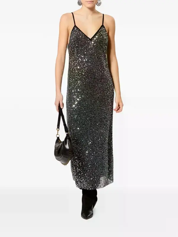 MARANT ETOILE Nevana Sequin-embellished Maxi Dress