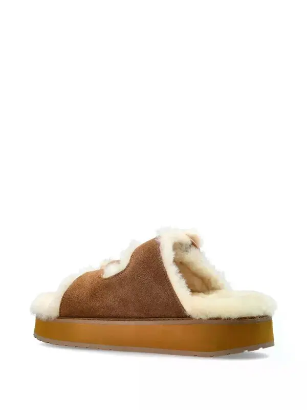EMU AUSTRALIA Cabello Shearling-trim Platform Sandals