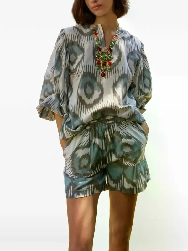 PUNICANA Geometric-print Shorts