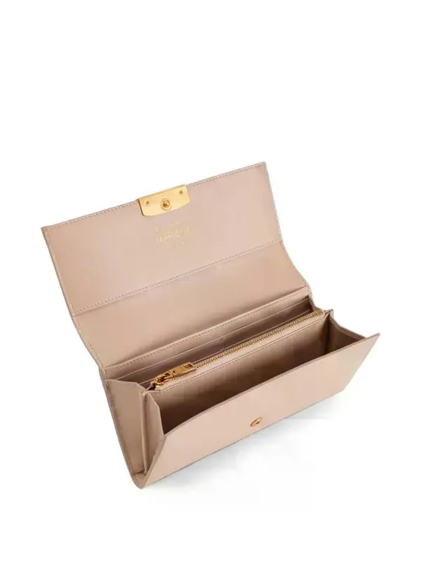 Dolce & Gabbana Marlene Wallet In Calfskin - Neutrals