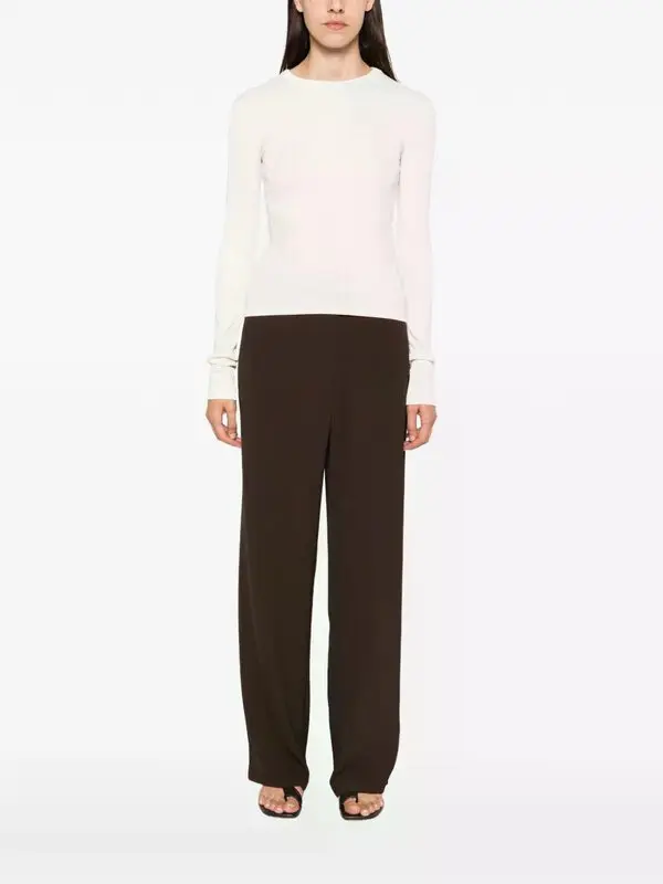 Imperial Lace-panel Long-sleeve T-shirt