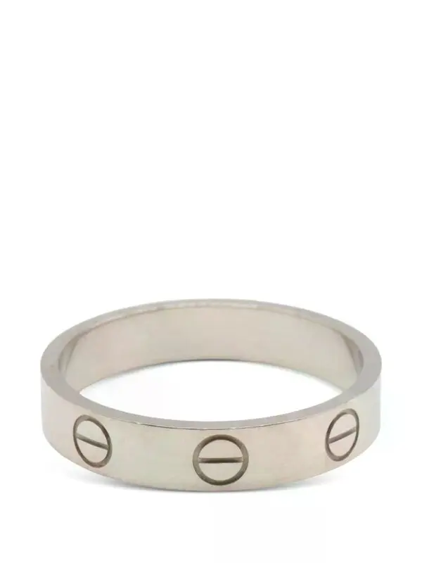 Cartier 2010s Mini Love Ring - Silver