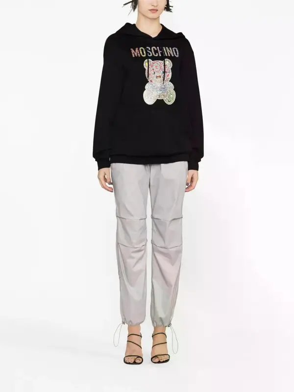 Moschino Teddy Bear-motif Cotton Hoodie