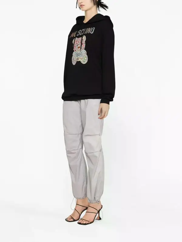 Moschino Teddy Bear-motif Cotton Hoodie