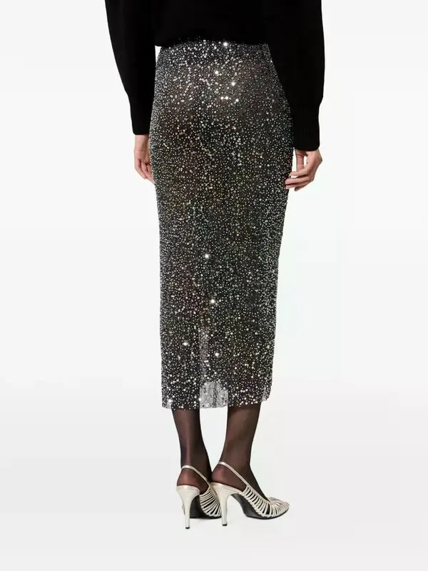 MARANT ETOILE Nejany Sequin-embellished Midi Skirt