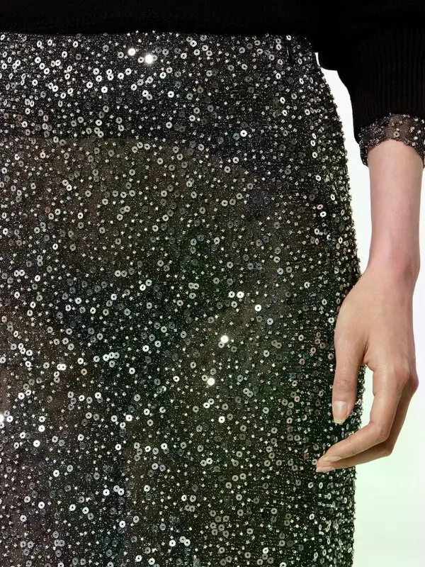 MARANT ETOILE Nejany Sequin-embellished Midi Skirt