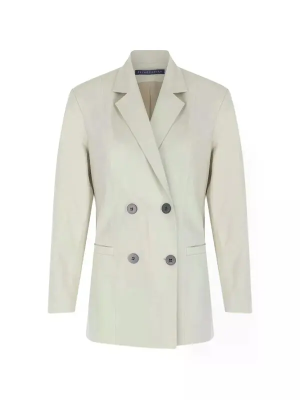 Zeynep Arçay Cin Leather Blazer