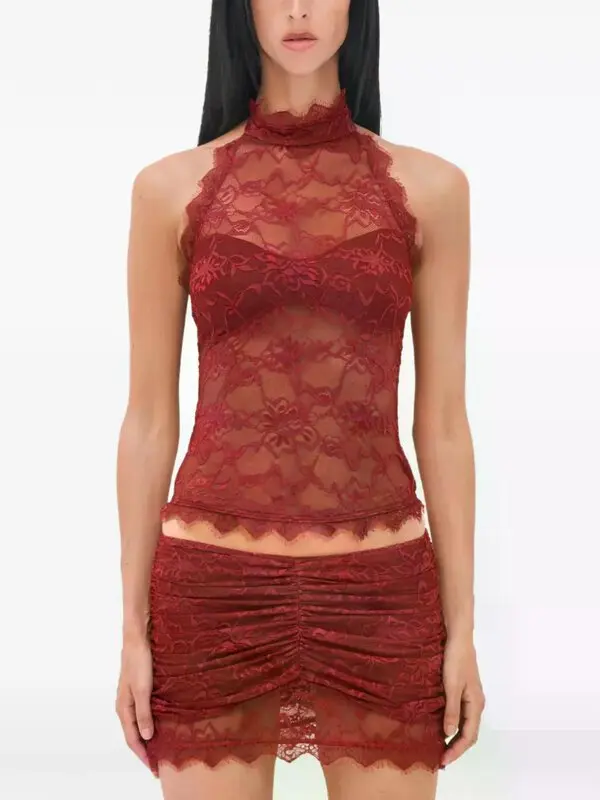 OW Selah Floral-lace Top
