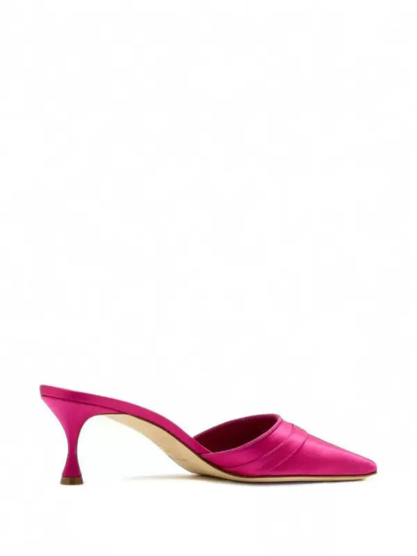 Manolo Blahnik Zutonmu Crystal-embellished Satin Mules