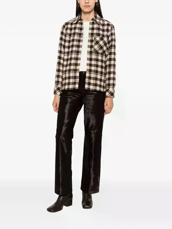 Moncler Check-print Chest-pocket Shirt