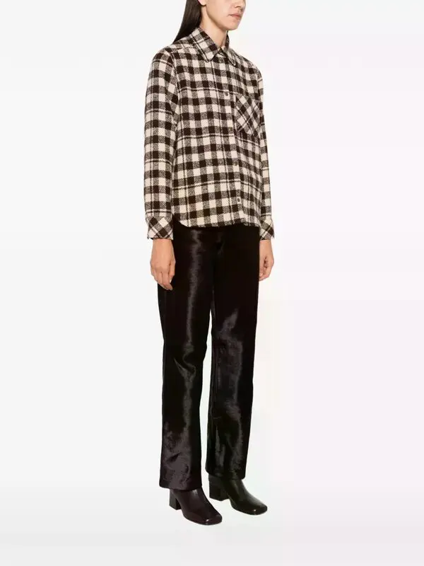 Moncler Check-print Chest-pocket Shirt