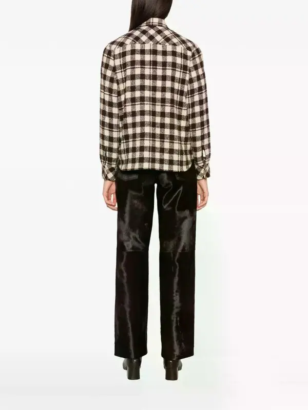 Moncler Check-print Chest-pocket Shirt