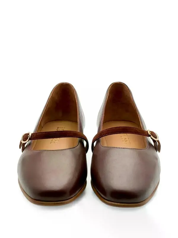 LOTTUSSE Goya Buckle-strap Ballet Flats