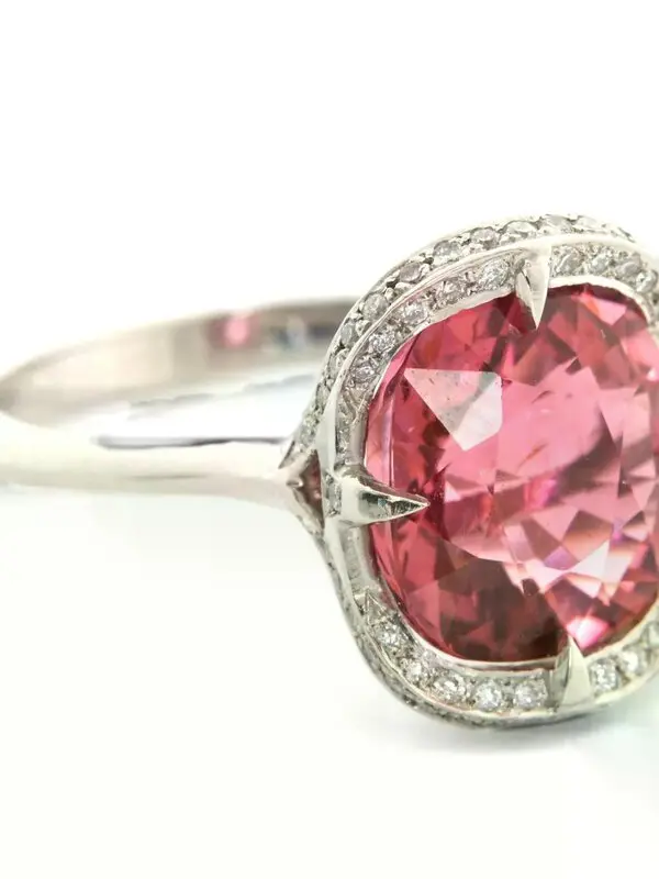YI COLLECTION Aurora Pink Tourmaline And Diamond Ring