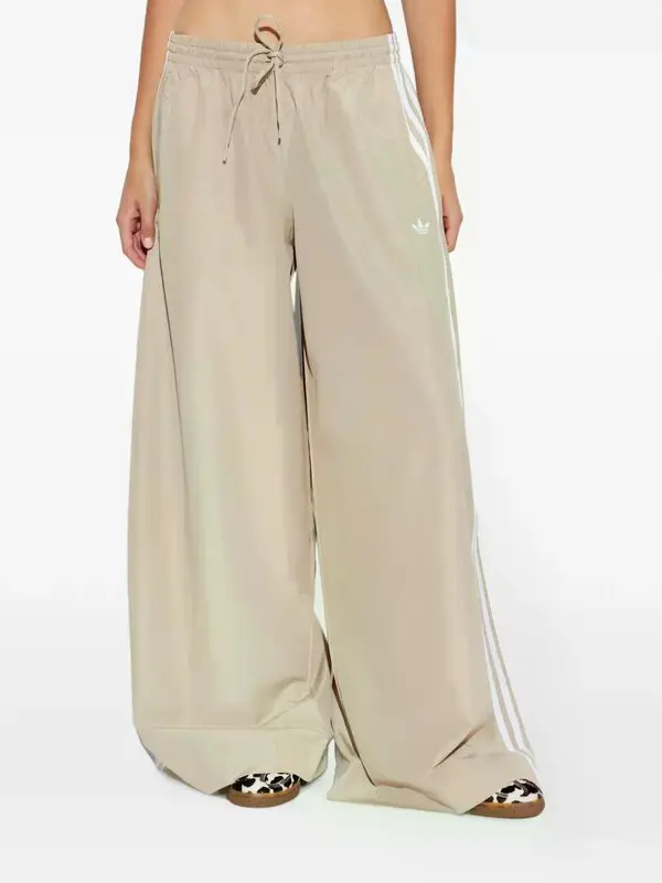Adidas Logo-embroidered Track Pants