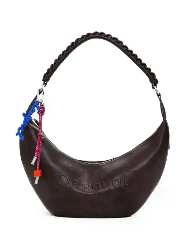 Desigual Medium 3d Logo Braided-handle Shoulder Bag