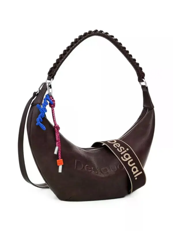 Desigual Medium 3d Logo Braided-handle Shoulder Bag