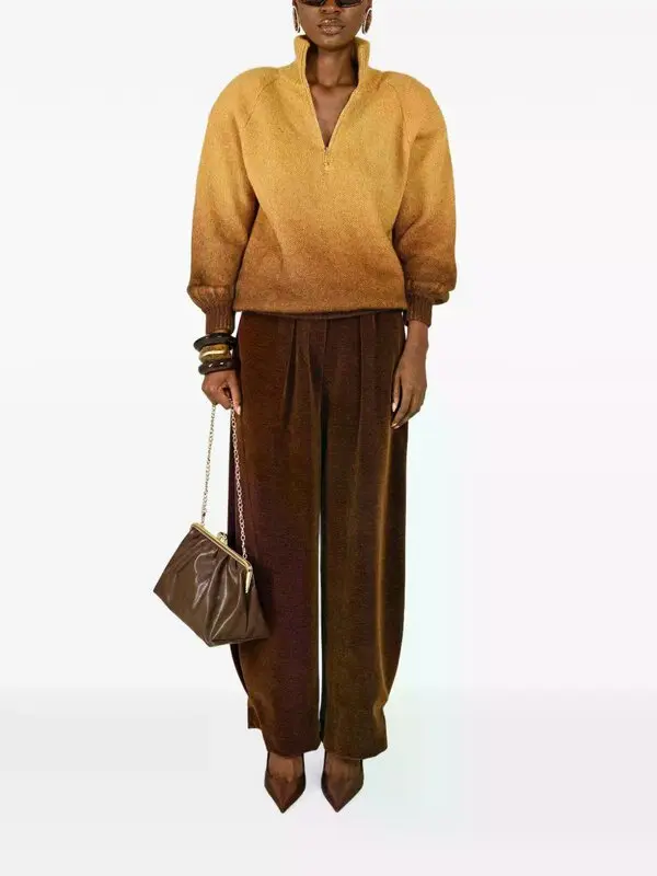 ROWEN ROSE Ombré-effect Mohair-blend Sweater