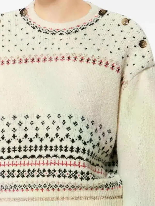 MARANT ETOILE Buttoned-shoulder Sweater
